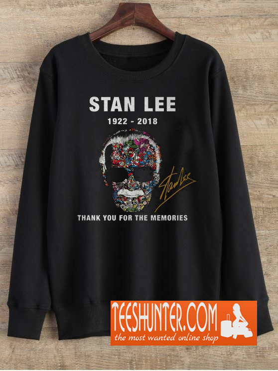 Stan Lee Thank You For The Memories Sweatshirt